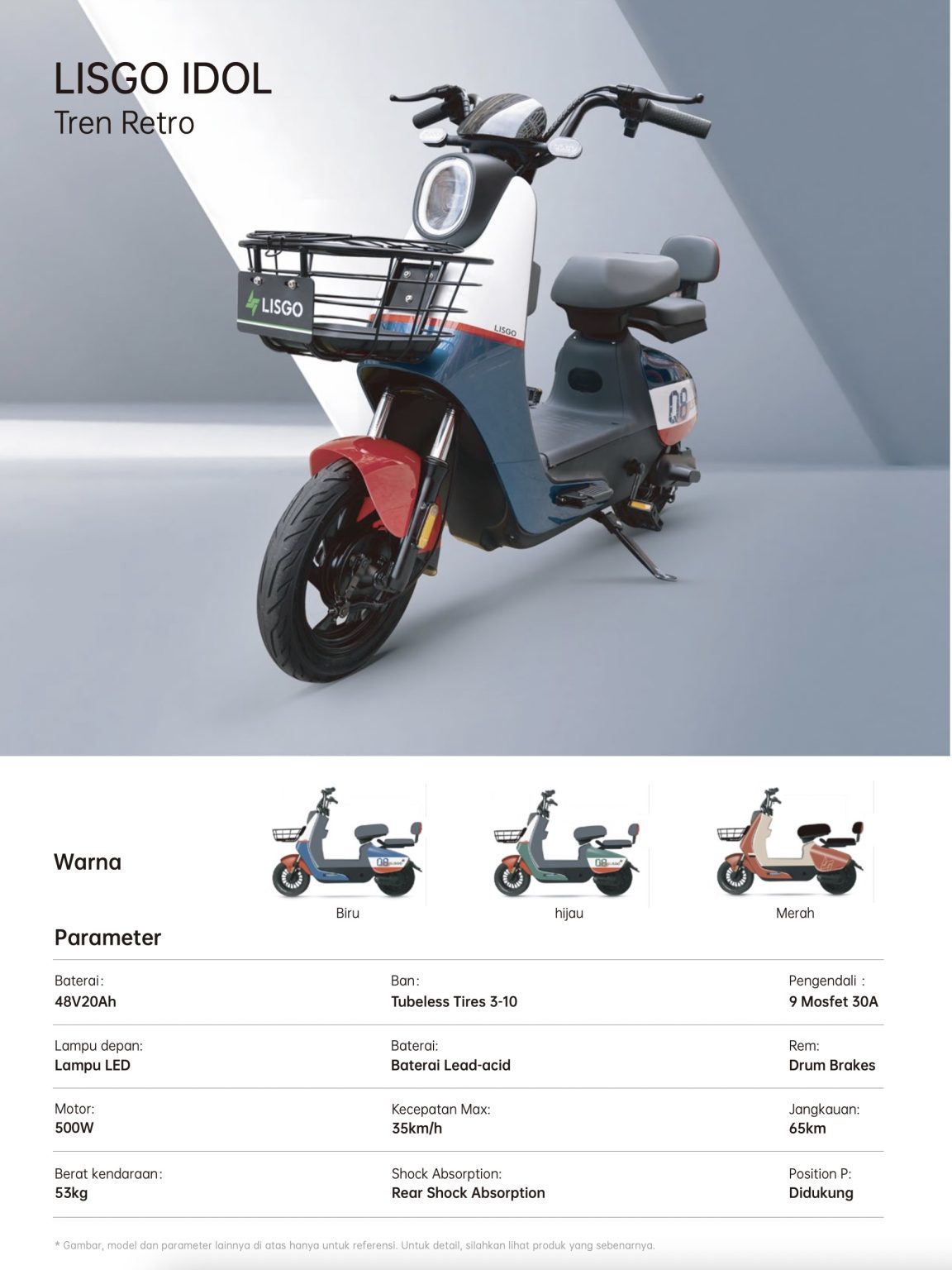 Idol Sepeda Listrik - Lisgo